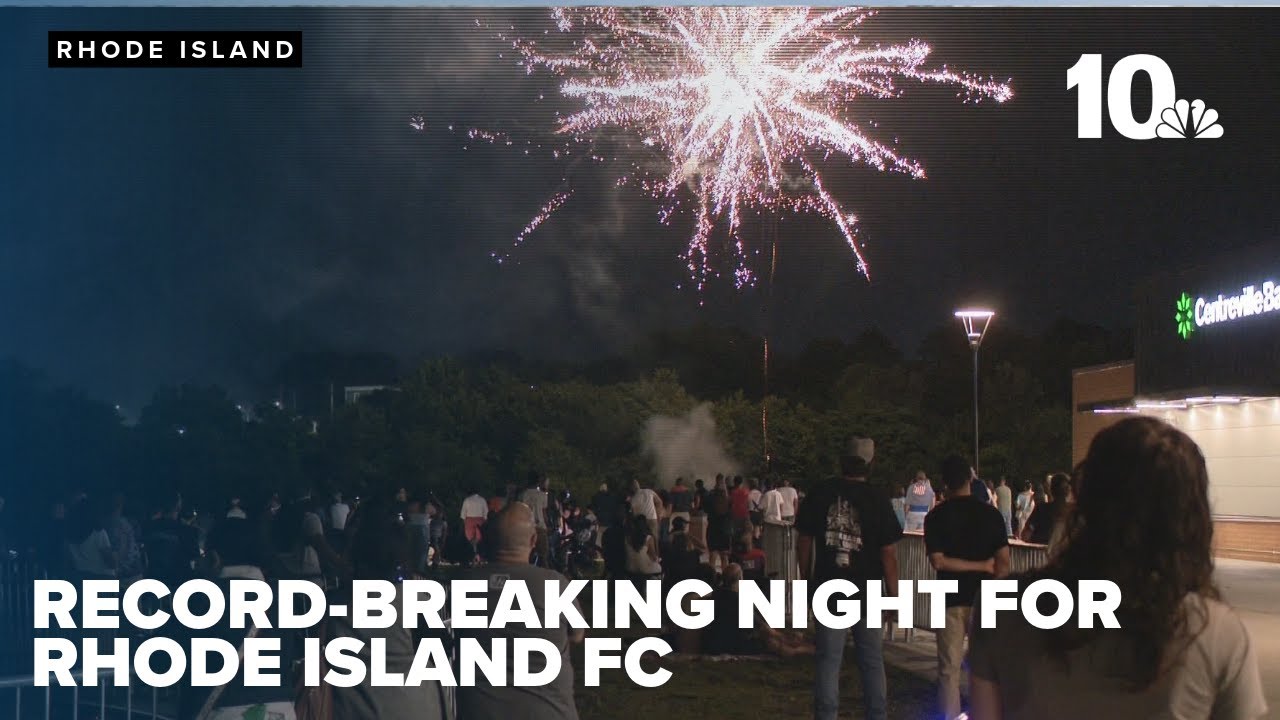 Fans pack the stadium as Rhode Island FC hosts first fireworks show ...