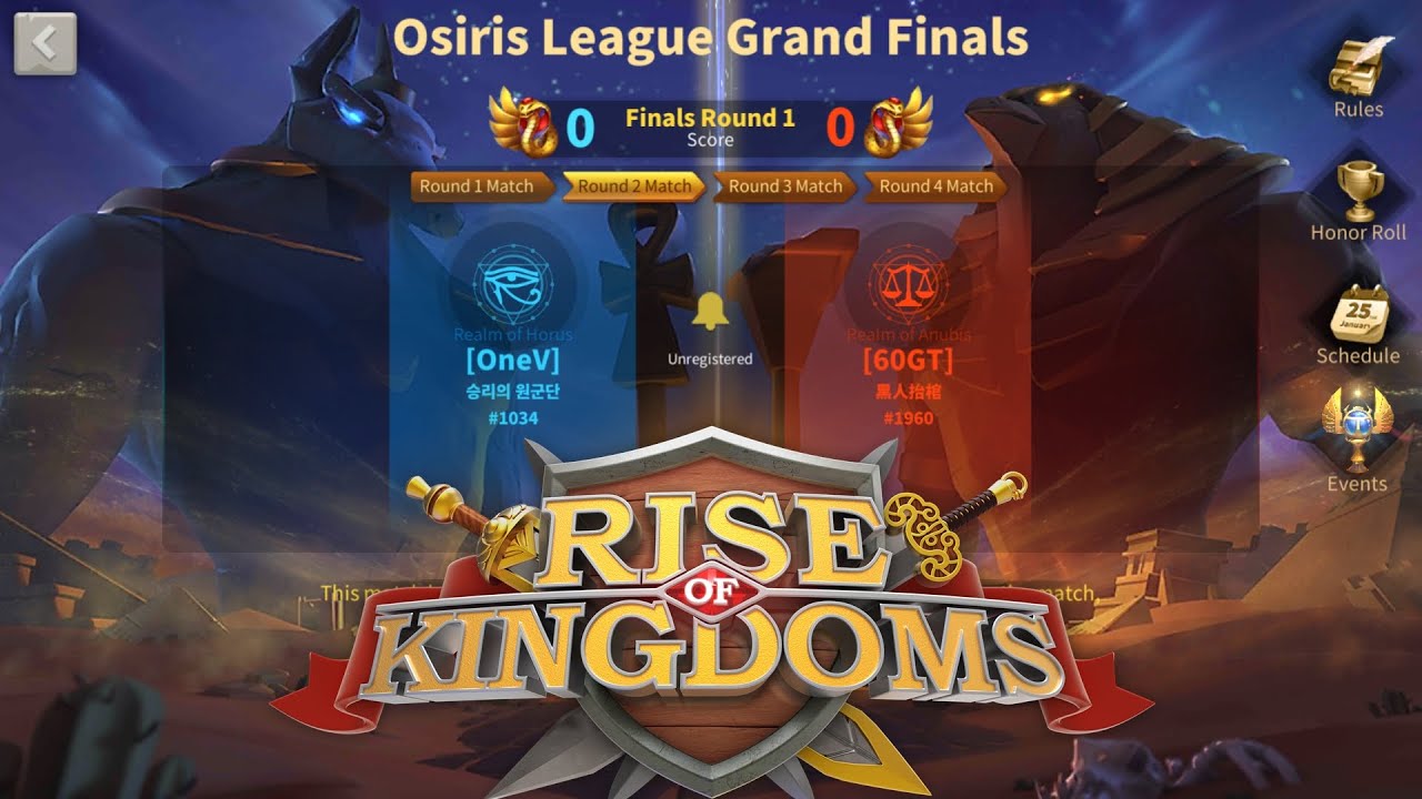 Osiris League season 5 GRAND FINAL OneV vs 60GT - Rise of Kingdoms ...