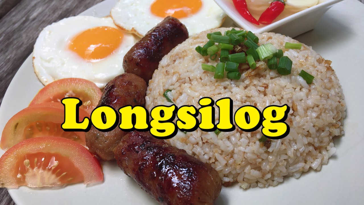 HOW TO MAKE LONGSILOG | LONGGANISA+SINANGAG+ITLOG COMBO | FILIPINO ...