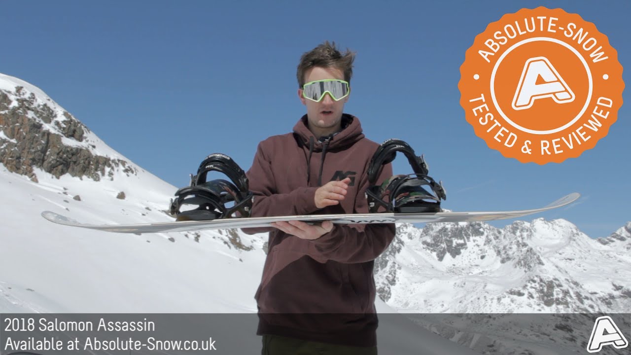 2017 / 2018 | Salomon Assassin Snowboard | Video Review - YouTube