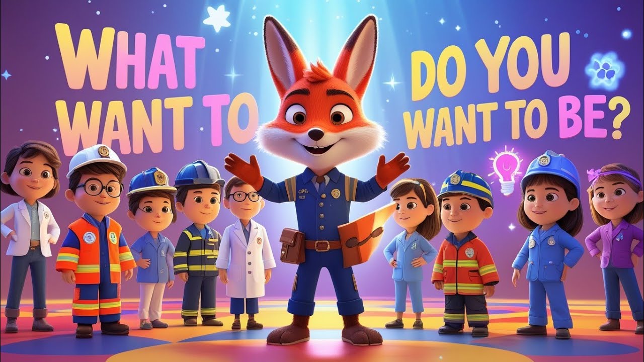 What Do You Want to Be? | Fun Kids' Song About Learning Professions | # ...