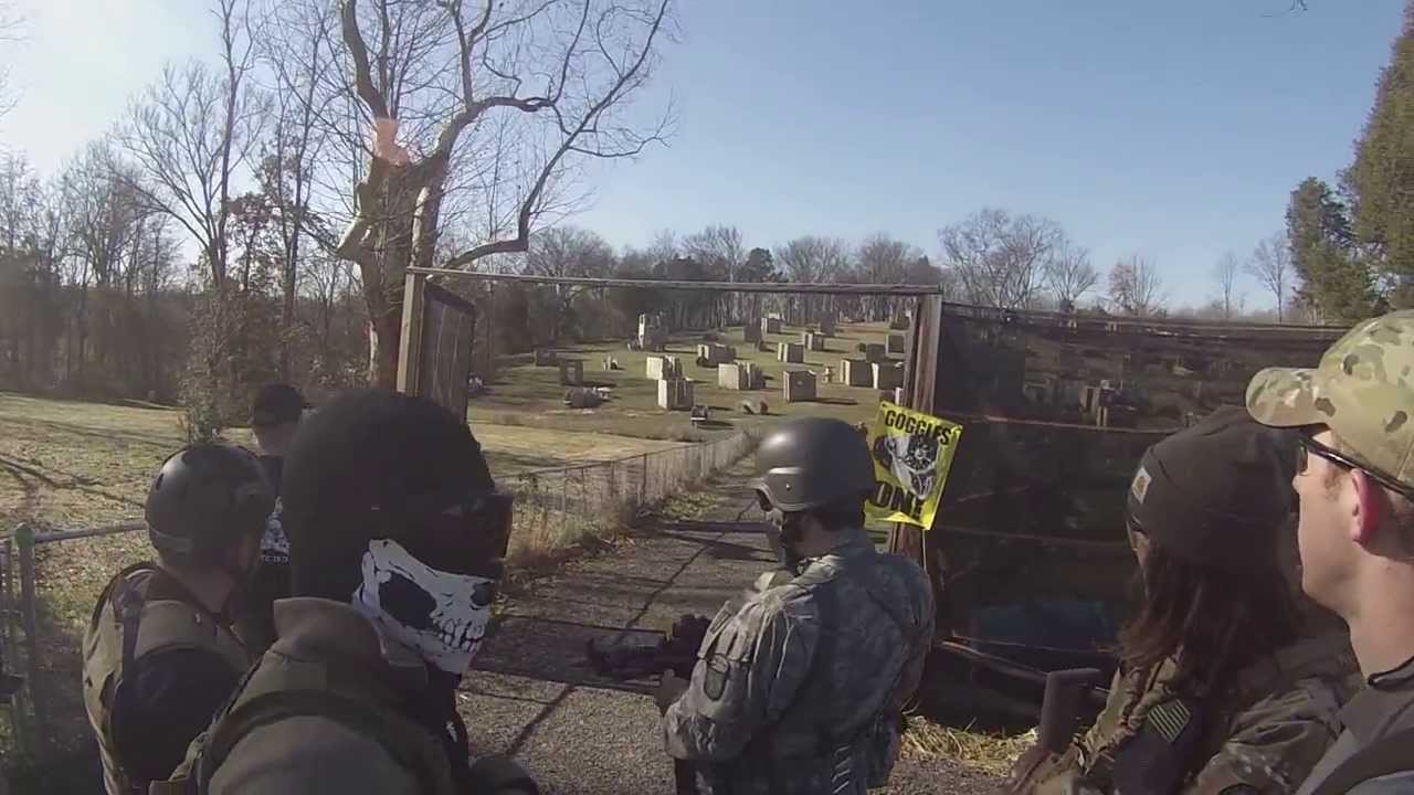 CartCon1 Airsoft 12/26/13 Game 1 Part 1 - YouTube