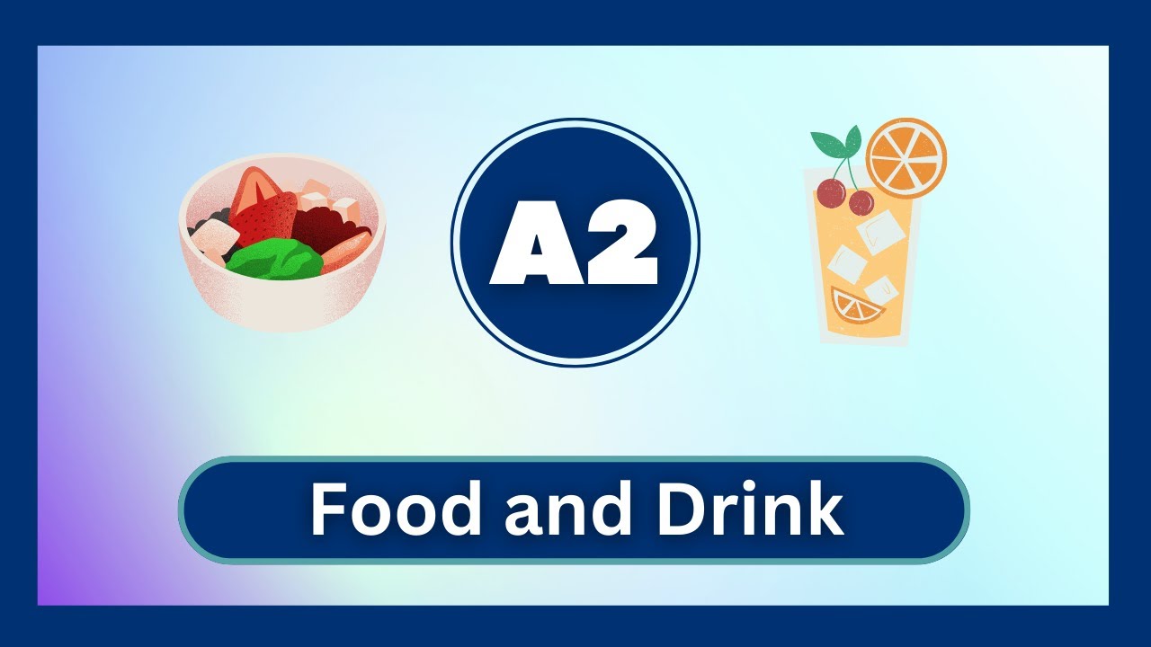 Conversation Questions | A2 Pre-Intermediate | Food and Drink - YouTube