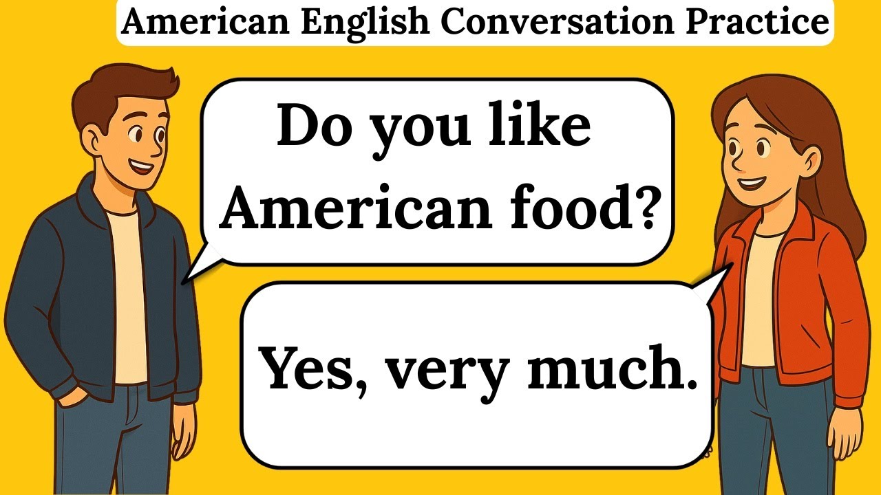 Simple American English Conversation Practice for Beginners - YouTube