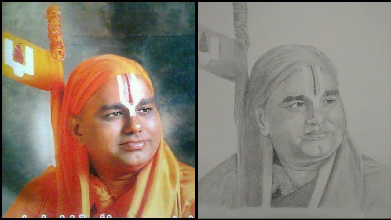 Narendra Swami Sketch - Ajinkya Ghule - YouTube