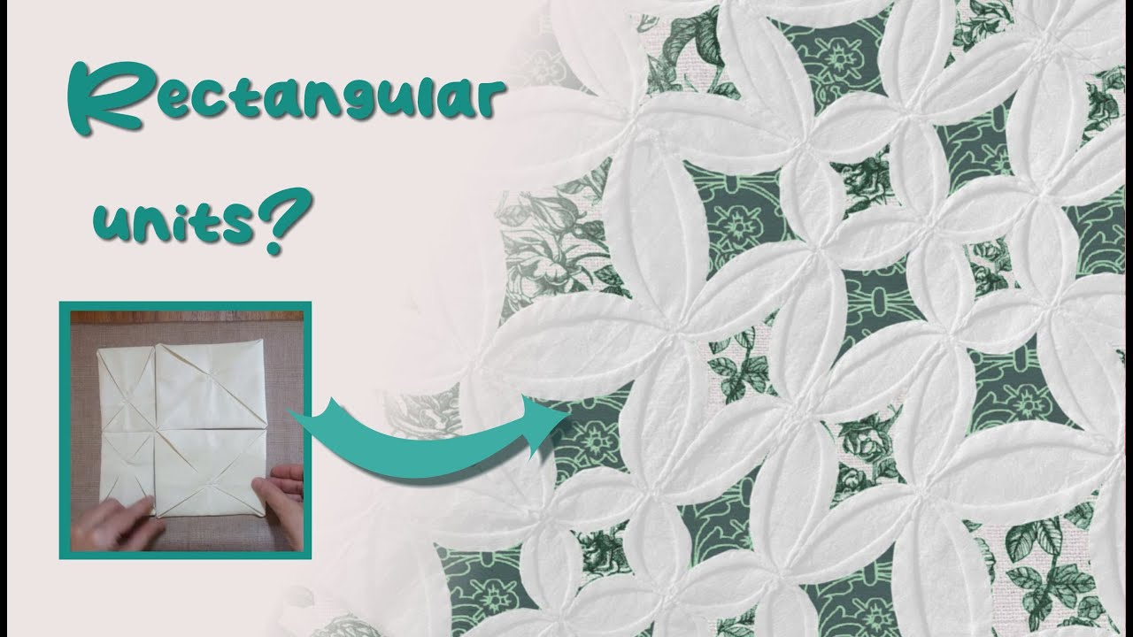 Cathedral Window Quilt: Rectangular Units - FREE tutorial and PDF to ...