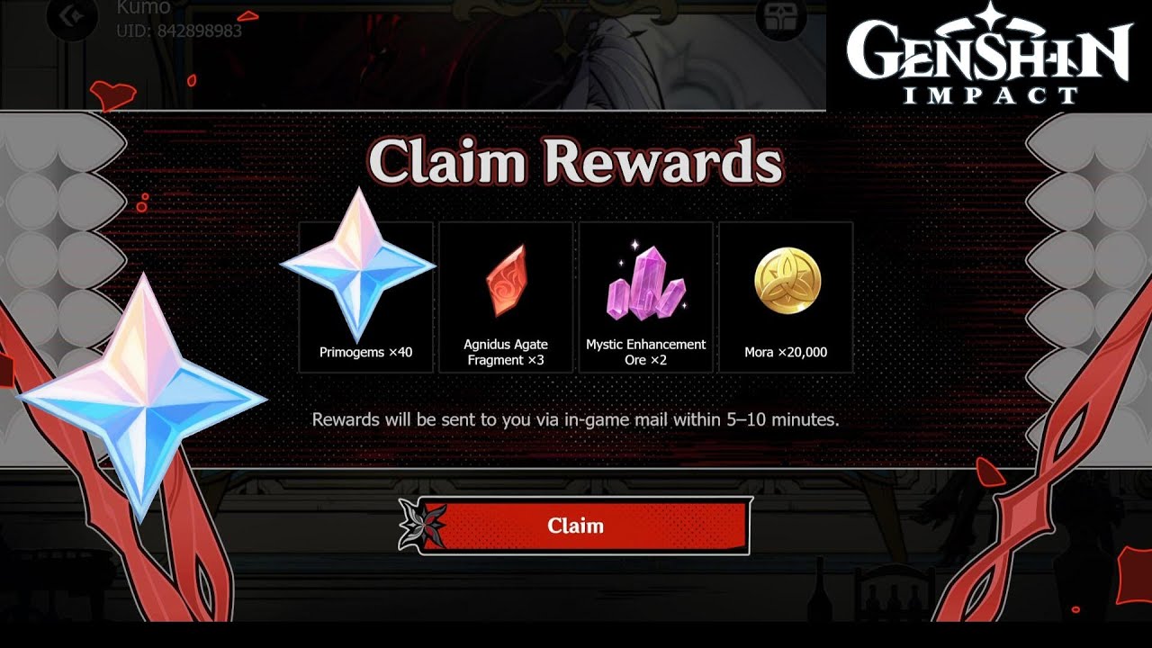 Surprise Easy Free Primos In Genshin Impact Web Event 4.5 | Live Now ...