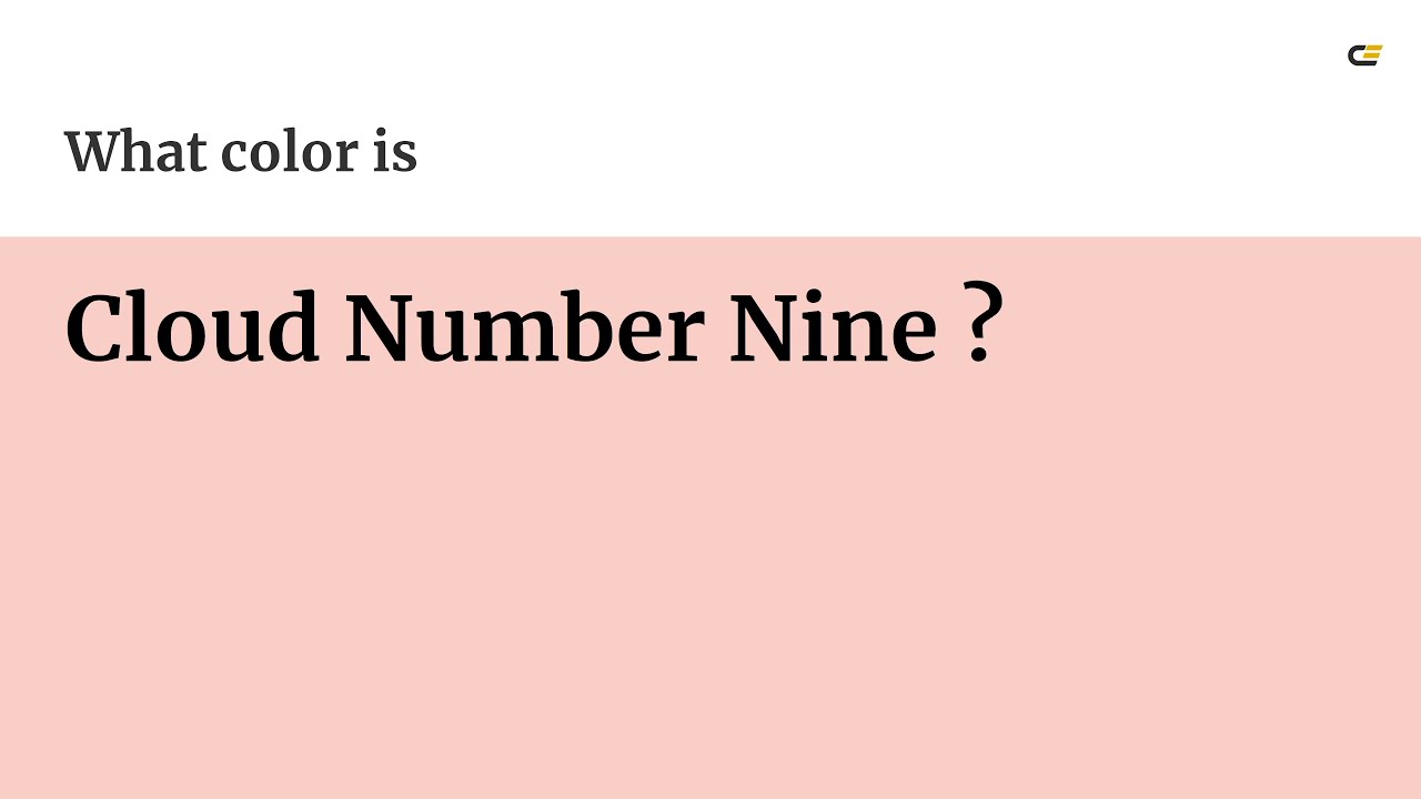 Cloud Number Nine color #f9cec6 hex Cool Orange color f9cec6 - YouTube