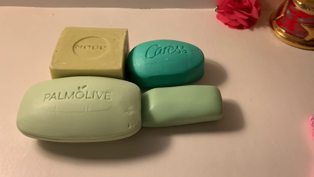 CUTTING GREEN SOAPS/DRY TO SOFT 💚💚💚💚🧼 - YouTube