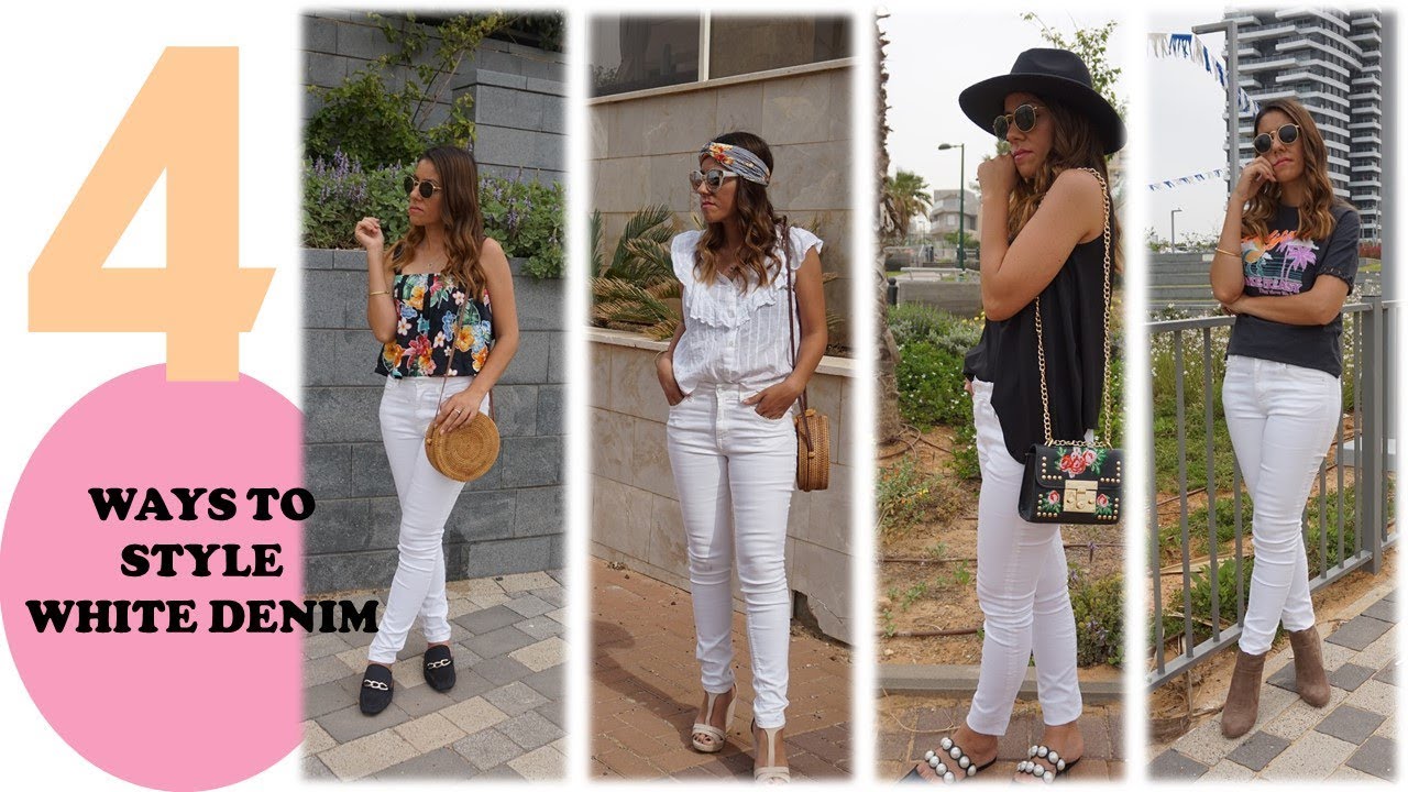 style it your way - white denim - YouTube