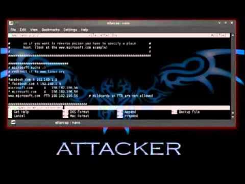 dns spoofing backtrack 5 tutorial - YouTube