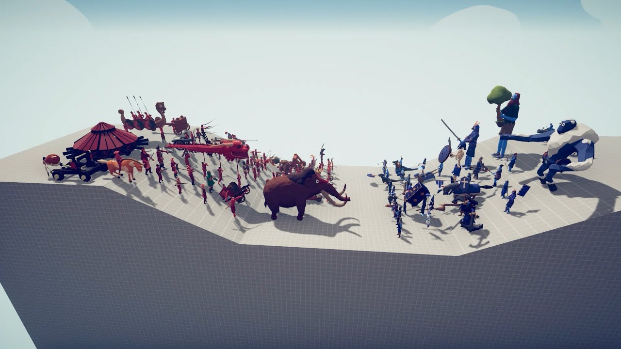 War Of Each Factions | Totally Accurate Battle Simulator TABS Gameplay ...