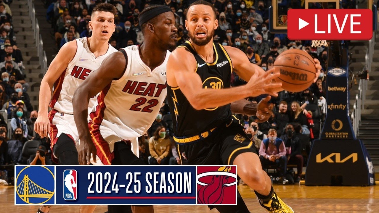 LIVE! Golden State Warriors vs Miami Heat | January 8, 2025 | Heat vs ...