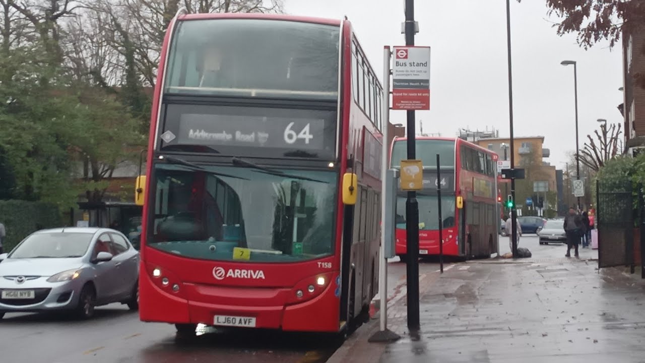 FRV. Arriva London Route 64 Thornton heath- New Addington. E400 Trident ...