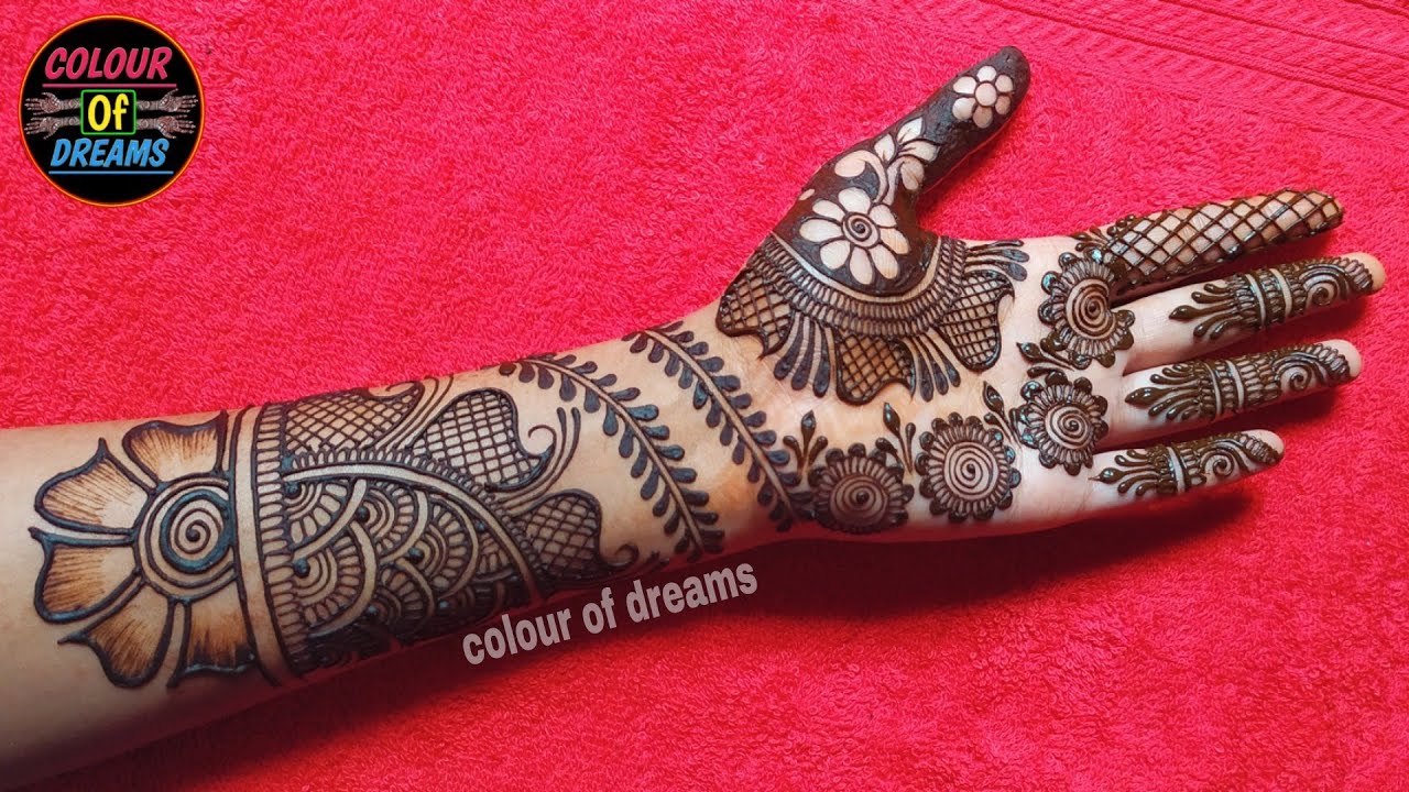 Apply This Designer Mehendi Design on your Special Days - YouTube