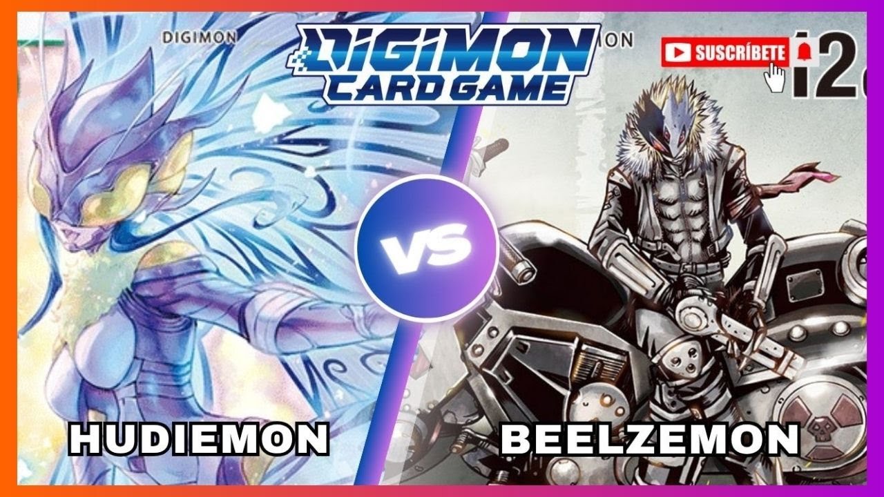 Hudiemon vs Beelzemon | Digimon Card Game - YouTube