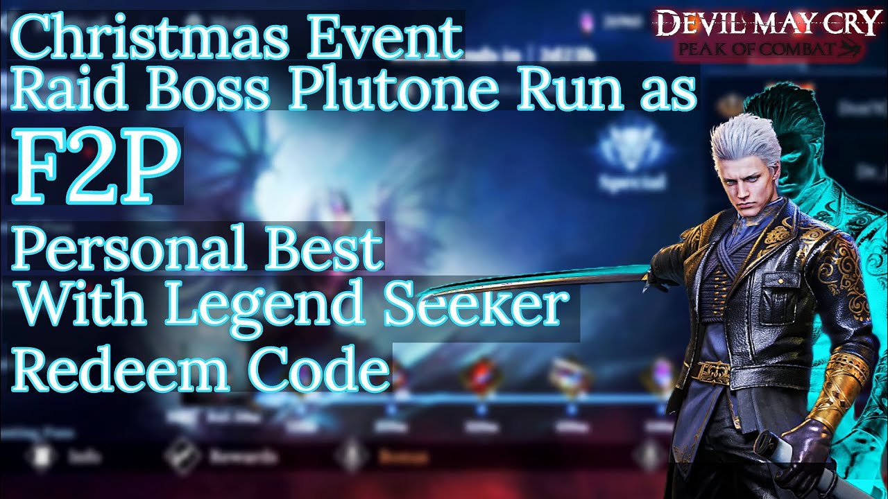 Devil May Cry Peak of Combat ( DMC POC ) | Christmas Event Plutone Boss ...