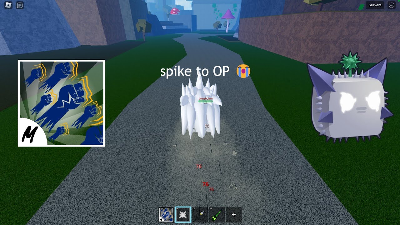Spike is OP|Blox fruits Montage - YouTube