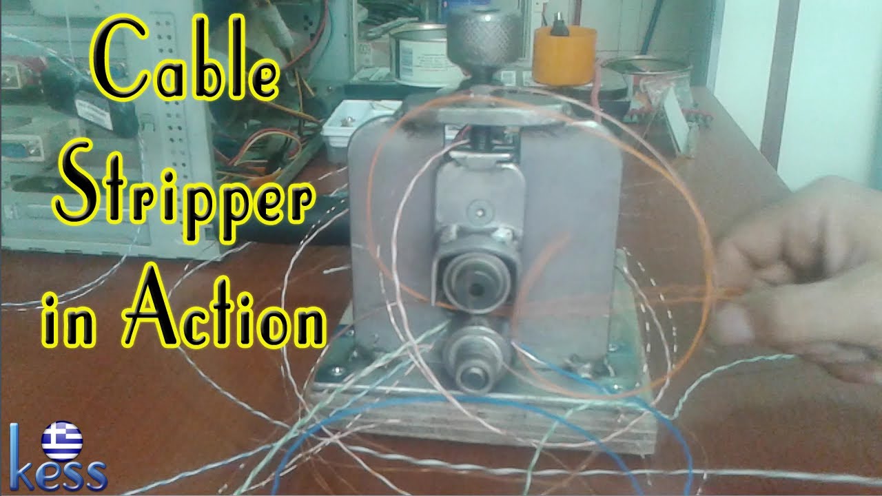 Cable Stripper in Action - Απογυμνωτής Γδάρτης Καλωδίων - YouTube