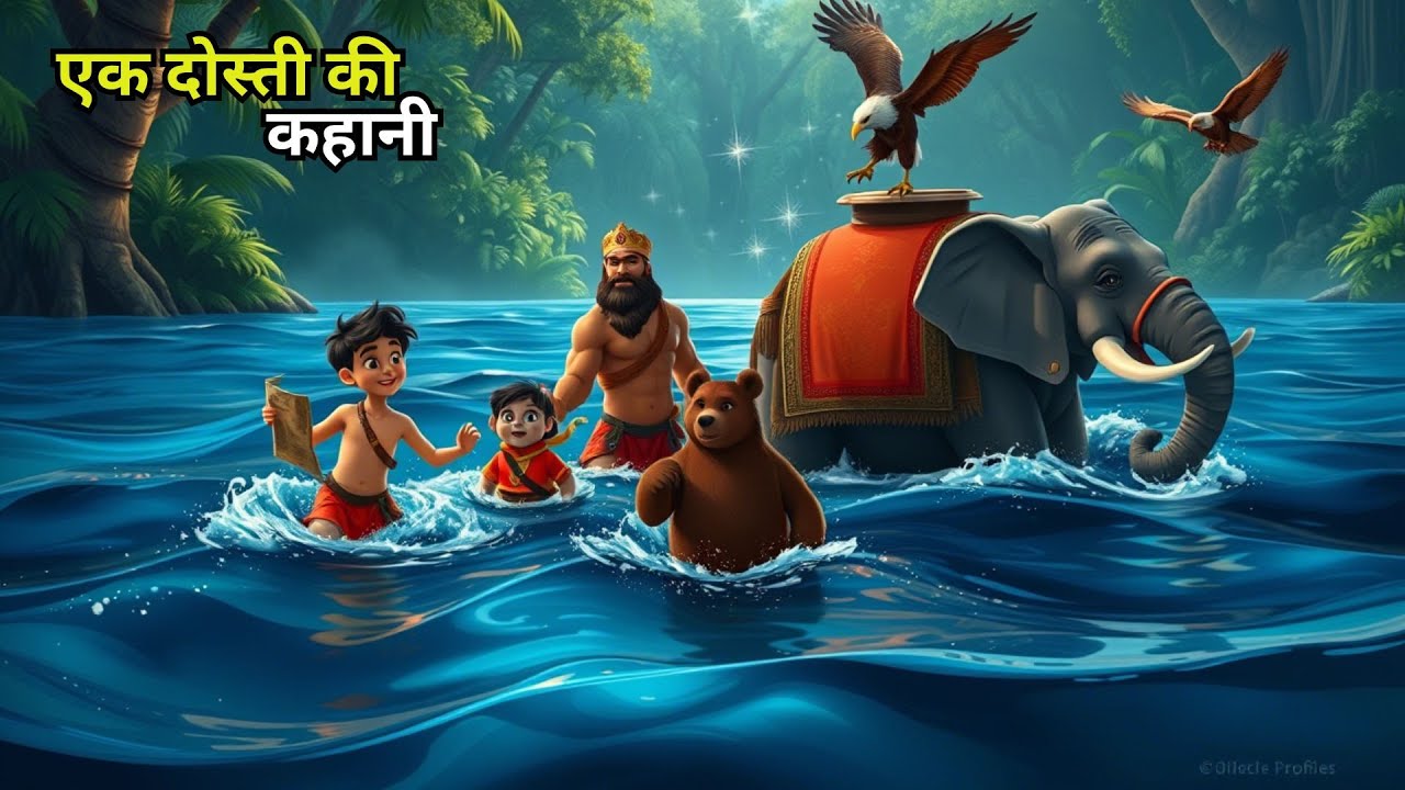 एक दोस्ती की कहानी | Ek Dostee Kee Kahaanee| Hindi cartoon kahani ...