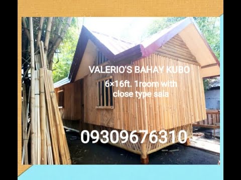 6×16ft. 1ROOM WITH CLOSE TYPE SALA(SEMI-MODERN DESIGN)BAHAY KUBO ...