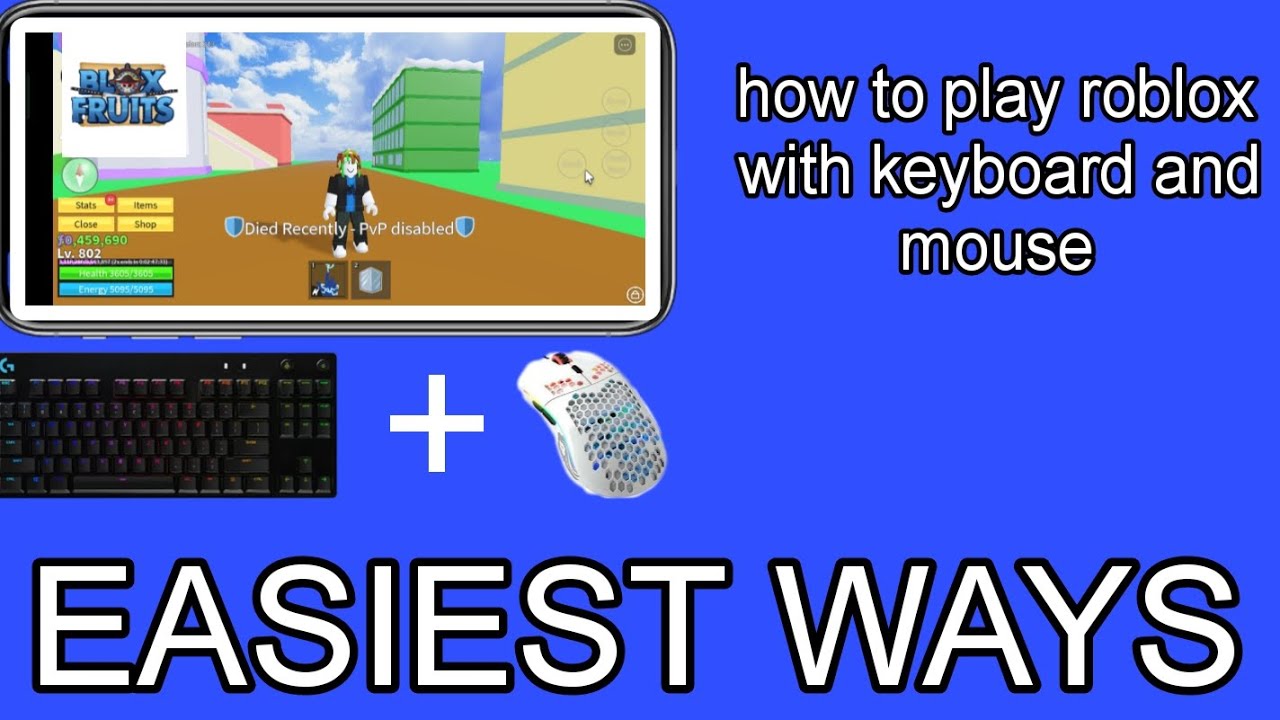 Cara bermain roblox dengan keyboard dan mouse di android!!? | Roblox ...