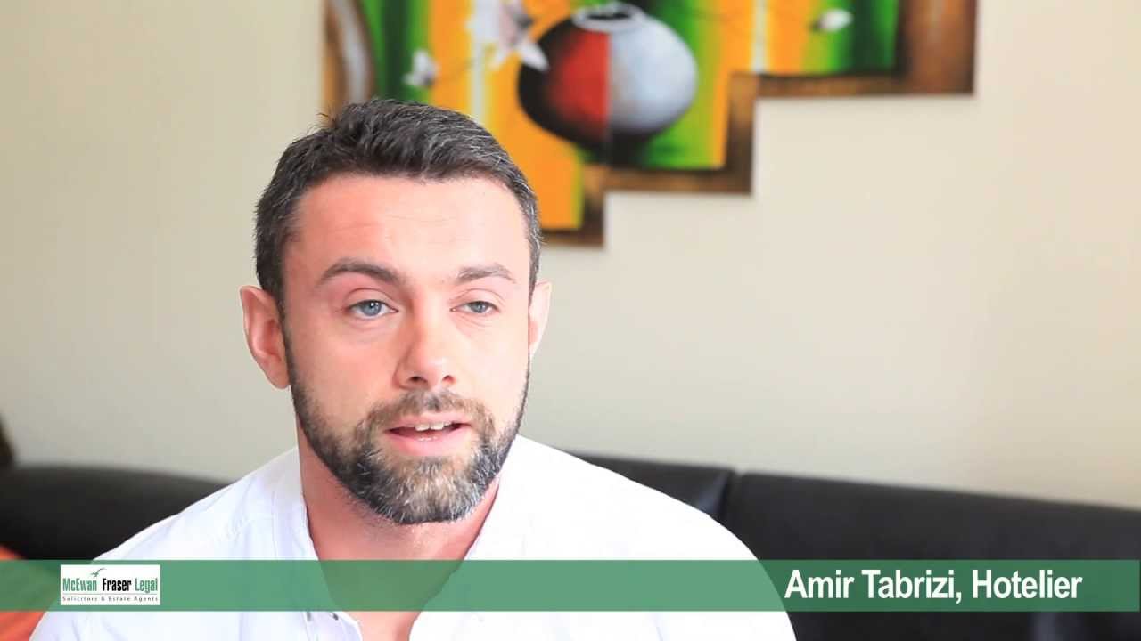 McEwan Fraser Legal - Amir Tabrizi Testimonial - YouTube