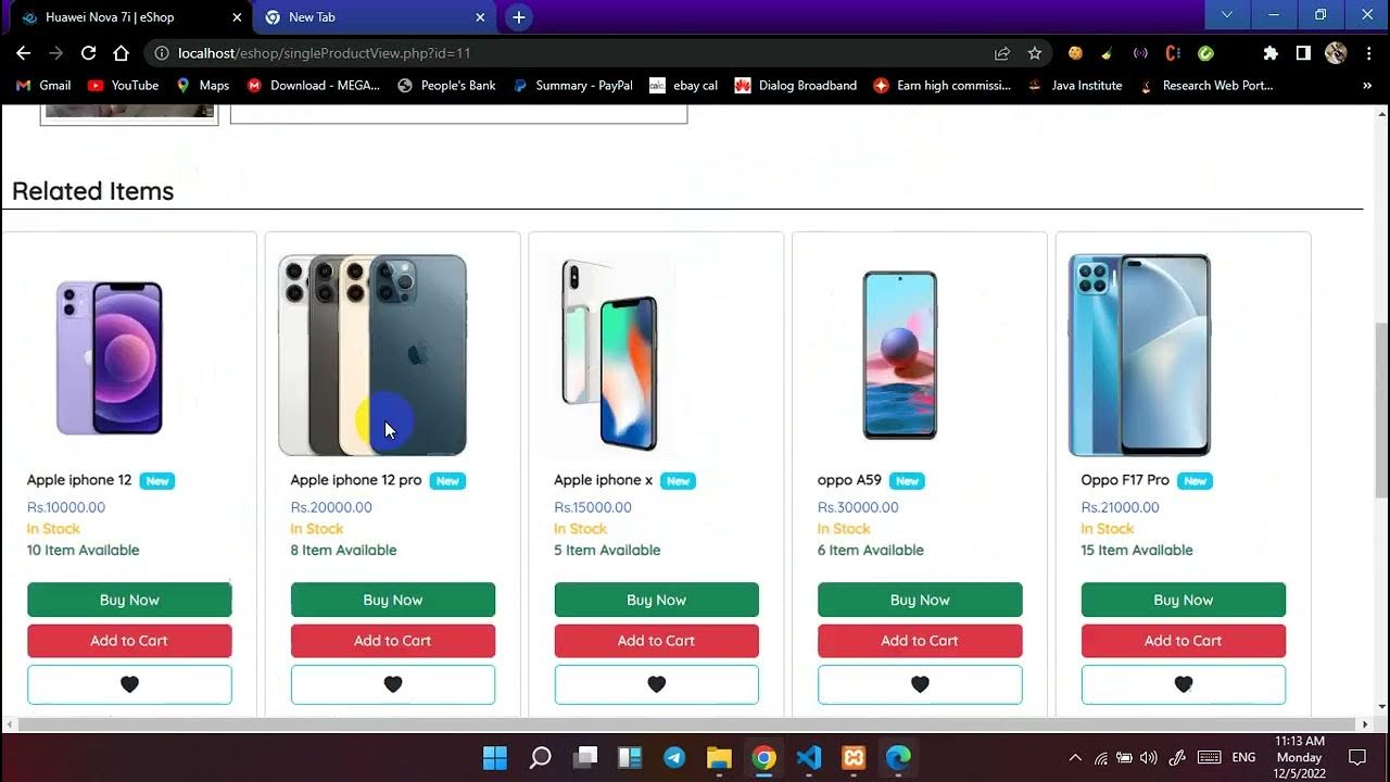 Design a responsive single product view page using HTML, CSS, JavaScript and Bootstrap - YouTube