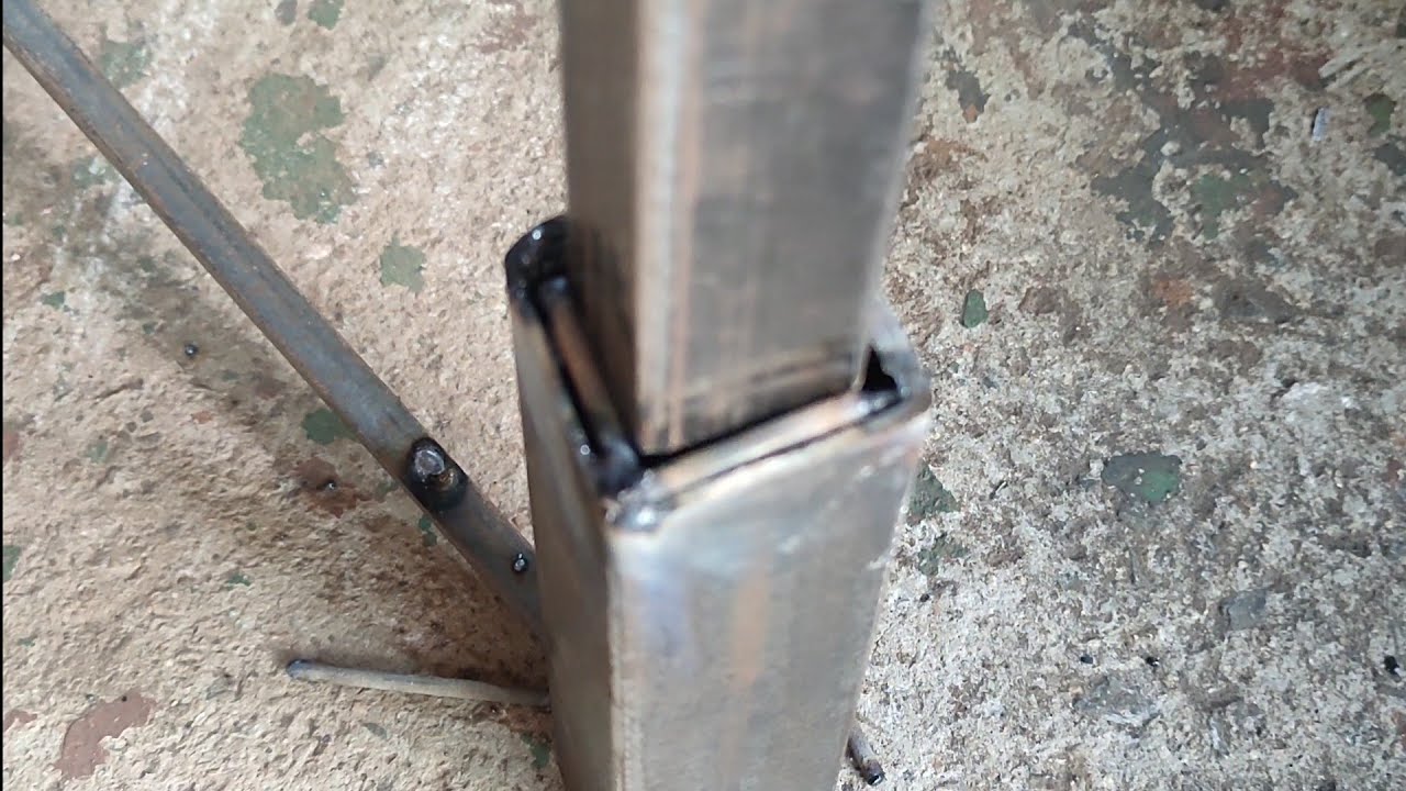 welding technique for 25 mm m s tube in 40 mm m s tube , welding trick ...