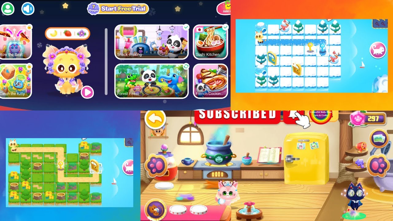 Kitten Elf Adventure! BabyBus Game for Kids | Fun Gameplay & Cute ...