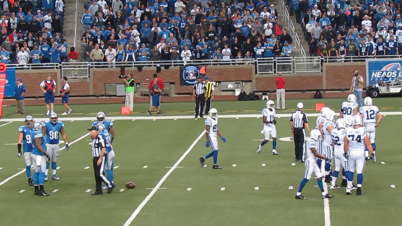 Andrew Luck to Donnie Avery game-winning touchdown - Lions vs. Colts ...