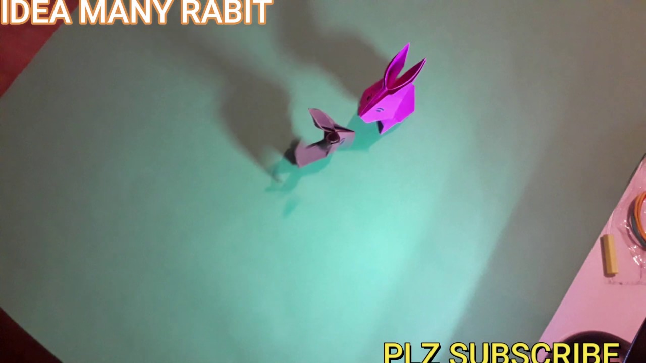 How to make a paper RABIT?-.How to fold a Rabit in paper?/how to design ...