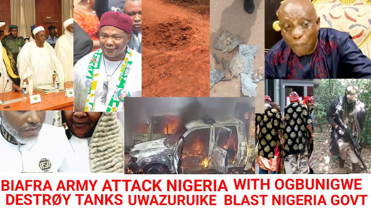 E Don Red BLA Destroy Nigeria Army Armőured Tanks With Ogbunigwe ...
