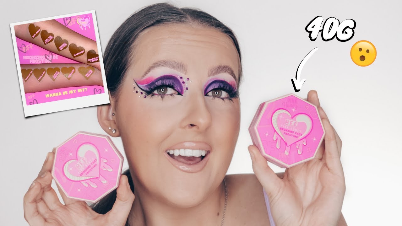 PINK HONEY BRONZING FACE FROSTING REVIEW | Wear test, swatches & first ...