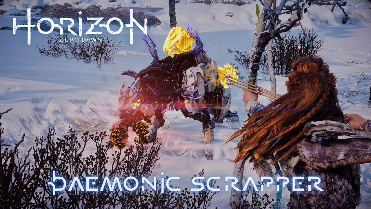 HORIZON ZERO DAWN Gameplay Walkthrough Daemonic Scrapper FULL GAME [4K ...