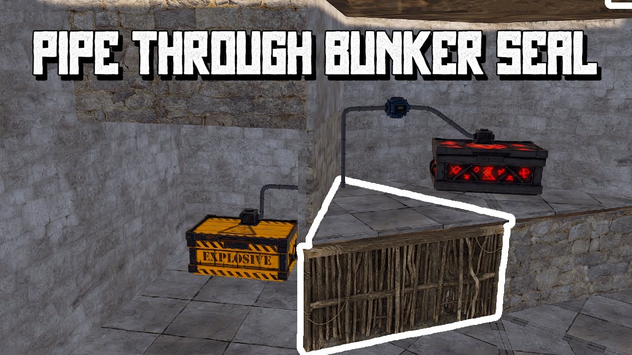 Industrial PIPE THROUGH BUNKER SEAL in Rust - YouTube