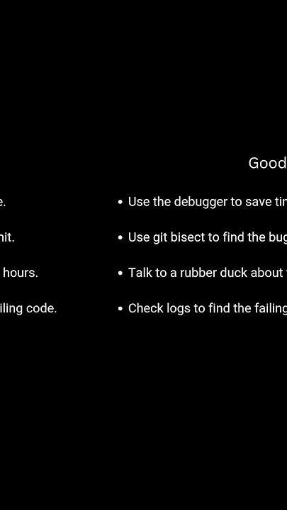 Bad debugging vs Good debugging. - YouTube