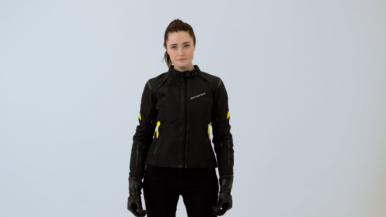 SHIMA Rush 2.0 Lady - Motorcycle Textile Jacket - YouTube