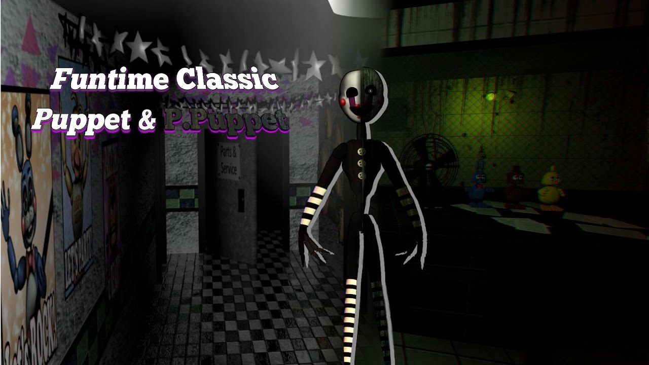 ||SpeedEdit FnaF||Funtime Classic Puppet & P.Puppet|| - YouTube