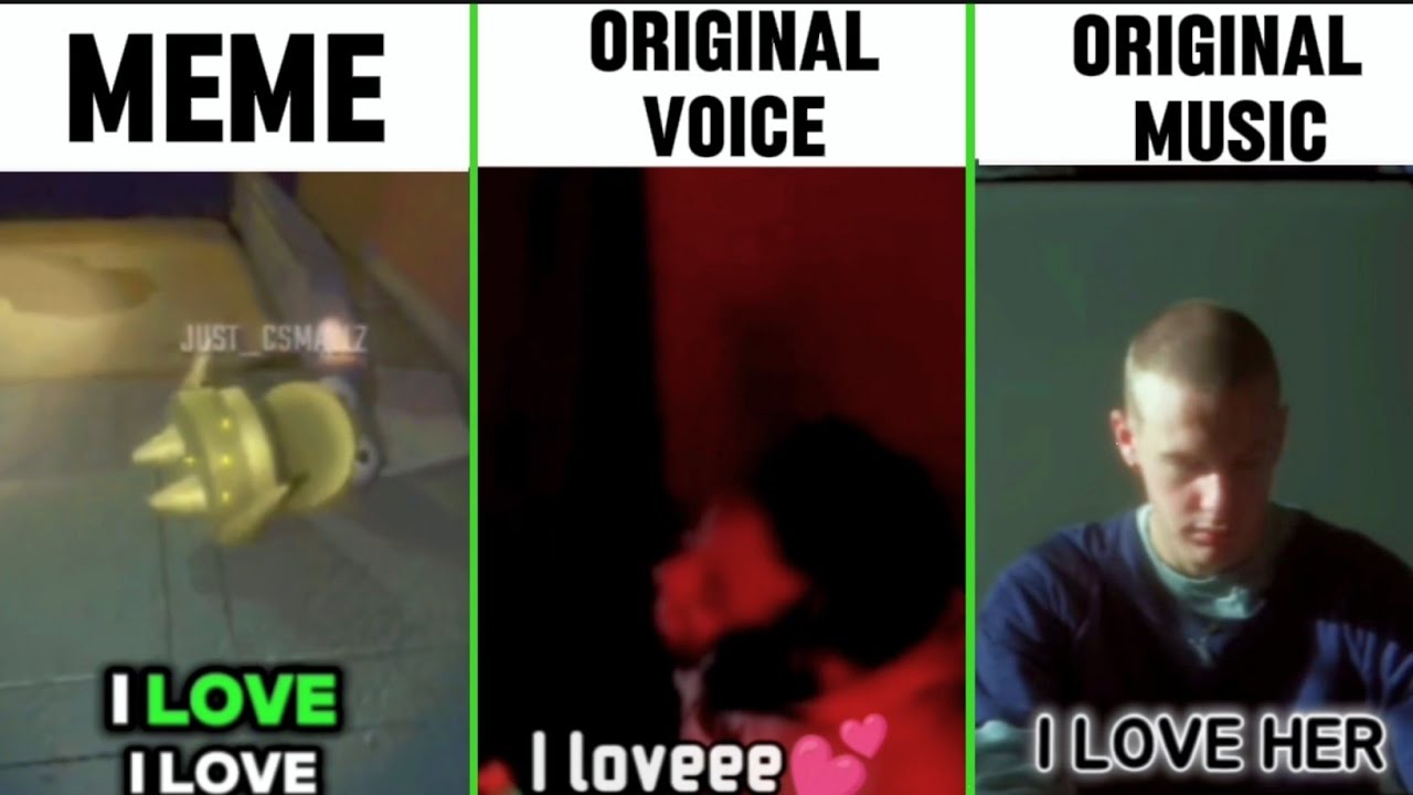 I Love Repo Singing Meme vs Original Voice vs Original Music - YouTube