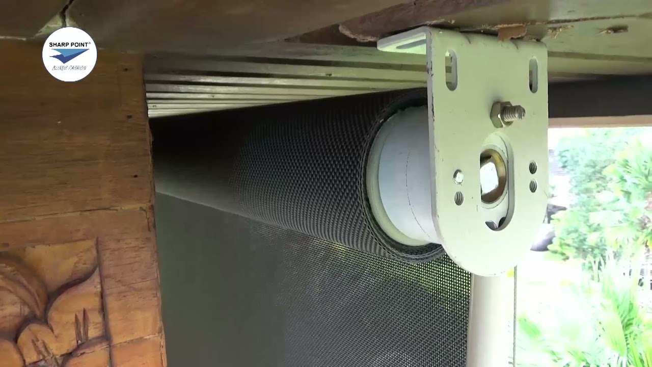 SHARP POINT BLINDS INDONESIA - Roller Blinds Outdoor - YouTube