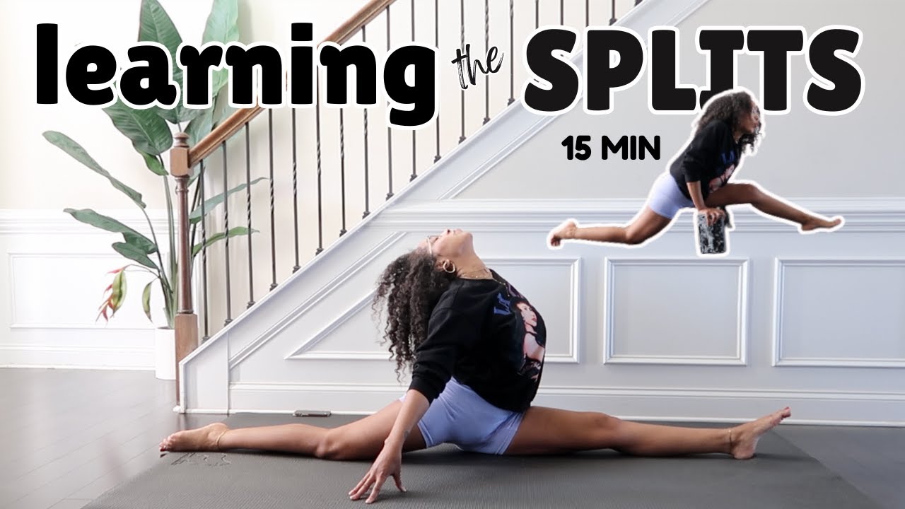 15 MIN STRETCHES FOR SPLITS | How to do a Split | Flexibility Training ...