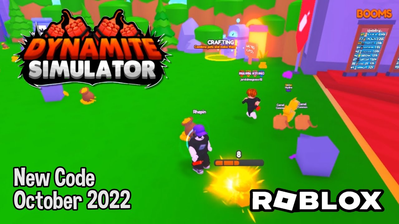 Roblox Dynamite Simulator New Code October 2022 - YouTube