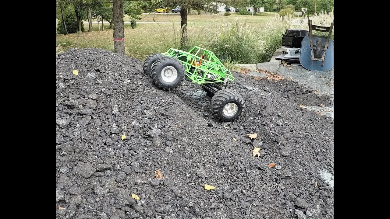 Axial SMT10 Climbing Gravel Piles - Novak rooster esc and stock tamiya ...