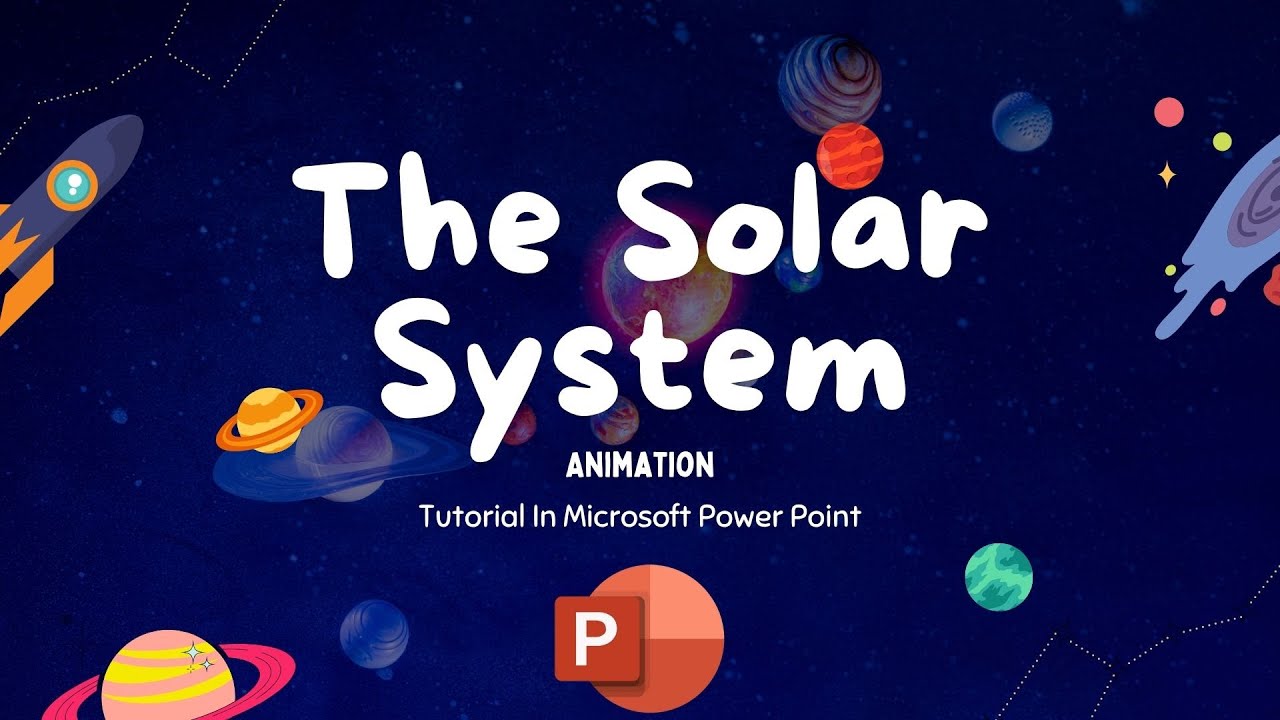 Solar System Animation in PowerPoint | Orbit Planets with Motion Paths ...
