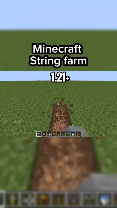 Minecraft String Farm 1.21 #short #minecraft #shorts #youtube - YouTube