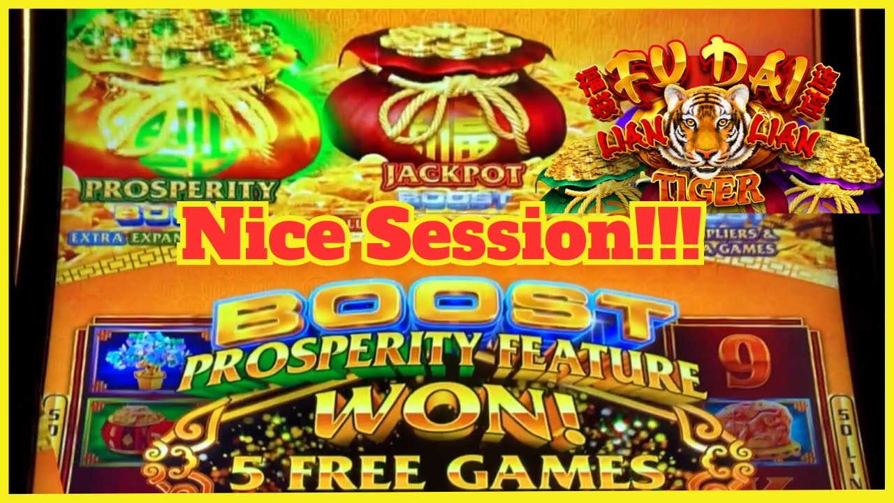 $100 & A Giant Ready To Burst Moneybag - Fu Dai Lian Lian Slot Machine ...