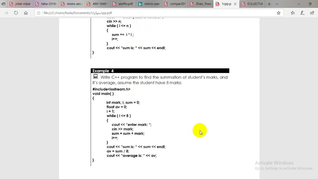 while example2 - YouTube