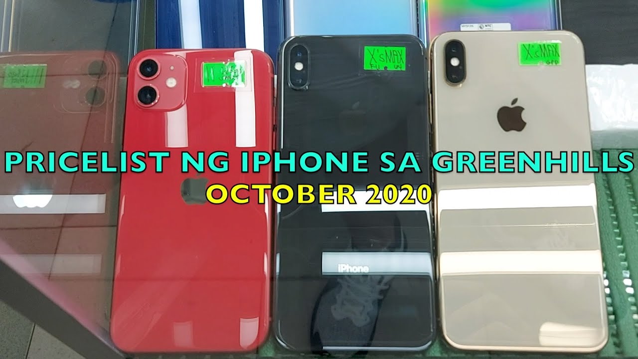 OCTOBER 2020 PRICELIST NG BRAND NEW AND SECOND-HAND IPHONE SA ...