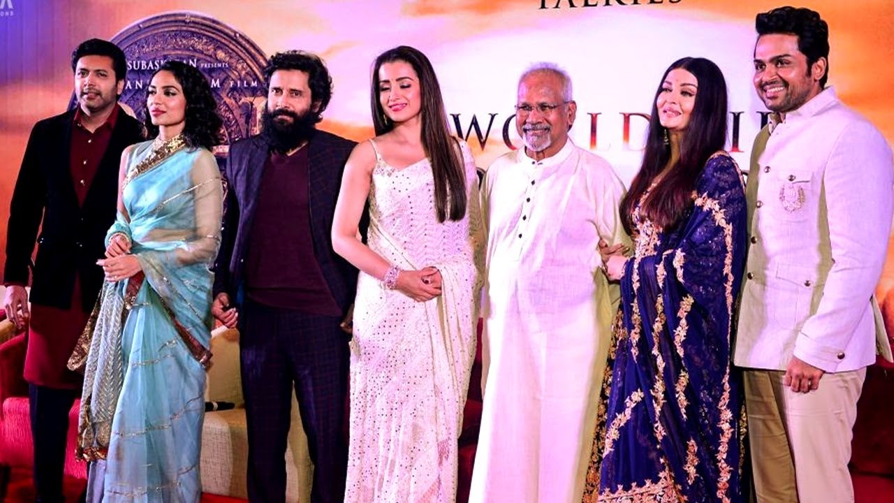 PS 1 Movie Promotions In Delhi | Aishwarya Rai | Vikram | Karthi ...